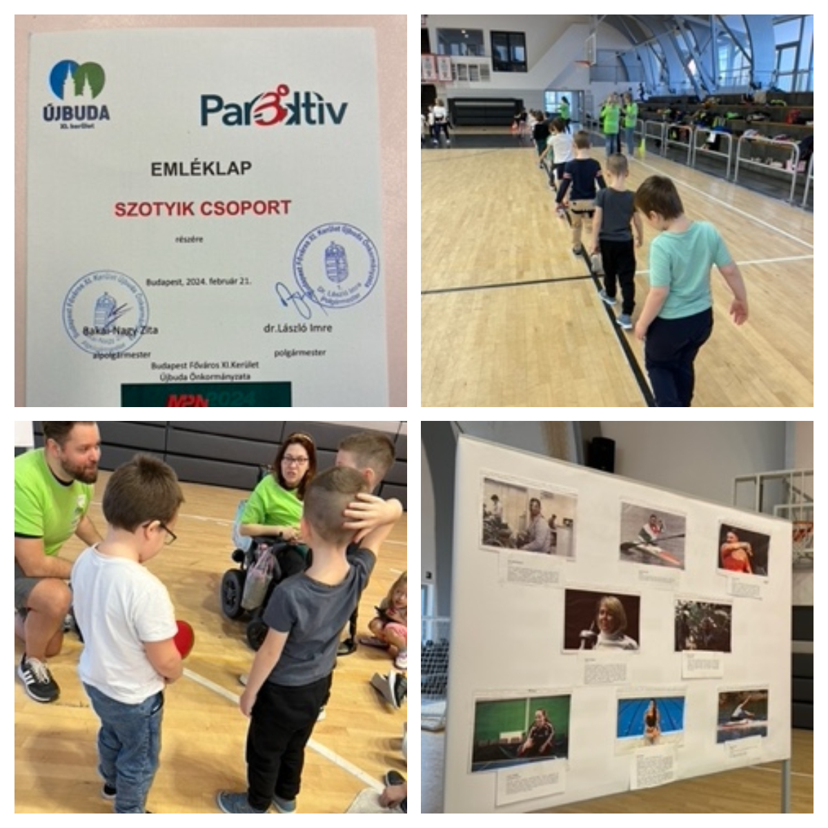 Parasport vetélkedő a Gabányi Sportcsarnokban | Észak-Kelenföldi Óvoda